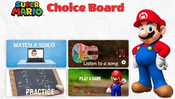 CHOICE BOARD | Genially