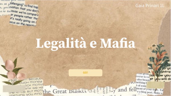 Legalità e Mafia | Genially