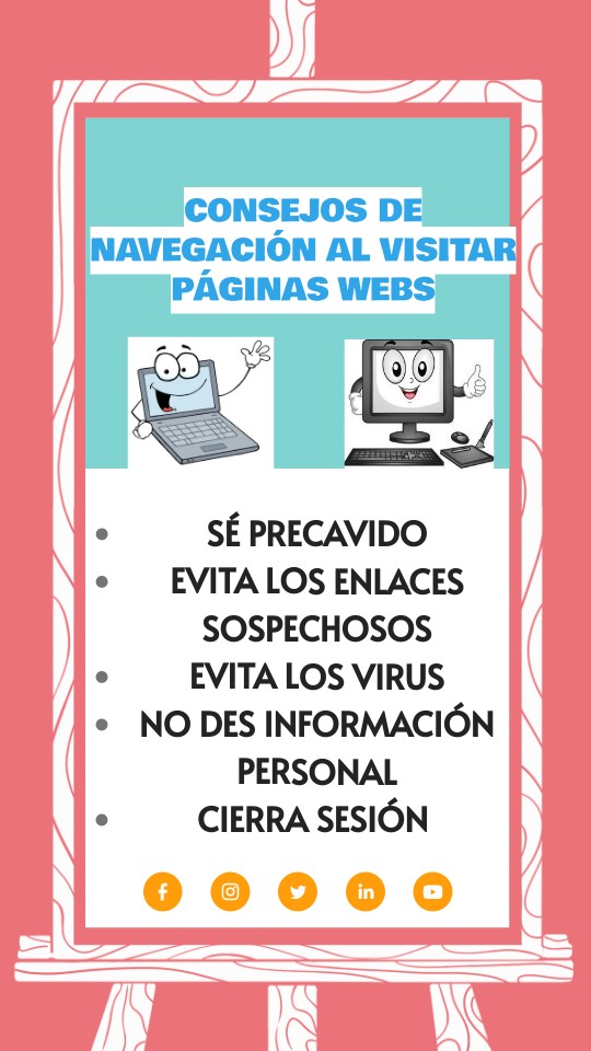 CONSEJOS DE NAVEGACIÓN AL VISITAR PÁGINAS WEBS. Lydia Extremera Jiméne ...