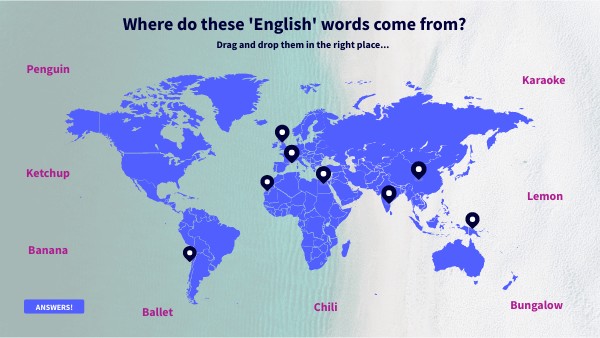 English Word Origins | Genially