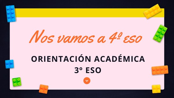 NOS VAMOS A 4º ESO | Genially