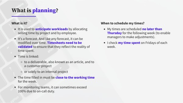 Finance - How to Plan My Time