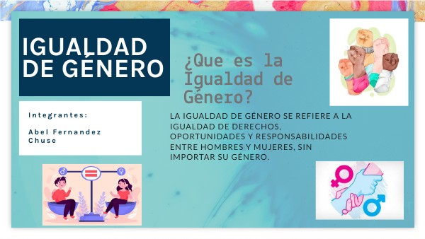 Presentación sobre la Igualdad de Género | Genially