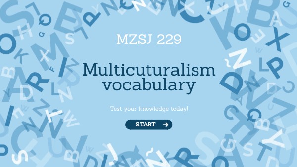 critical multiculturalism vocab