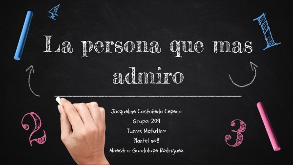 Persona que admiro | Genially