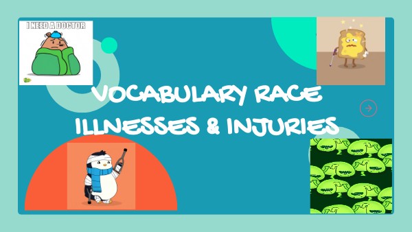 Illnesses and injuries quiz | Genially