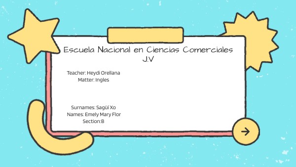 Vocabulary Verbs- Sagüí Xo Emely Mary Flor 4B | Genially