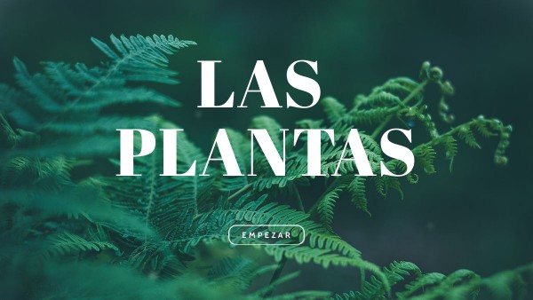 PRESENTACIÓN LAS PLANTAS | Genially