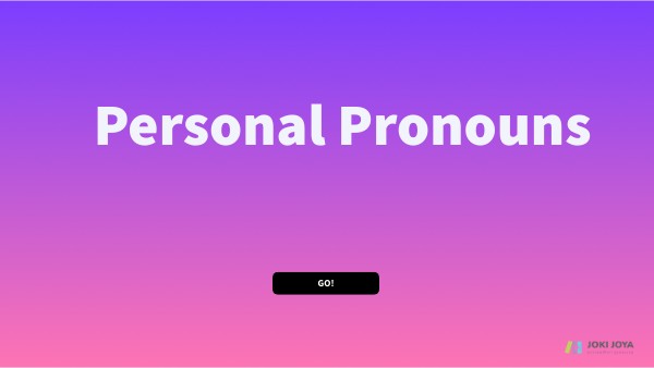 Personal pronouns | Genially