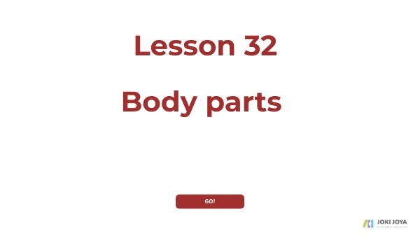Platon. Lesson 32. Body parts. Revision | Genially