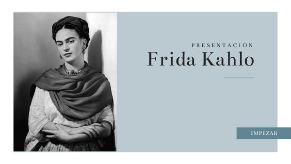 PRESENTACIÓN frida kahlo