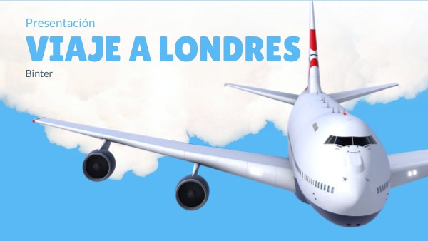 PRESENTACIÓN VIAJE EN AVIÓN