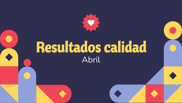Resultados calidad abril | Genially