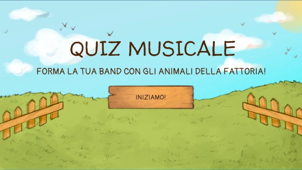 QUIZ MUSICALE NELLA FATTORIA
