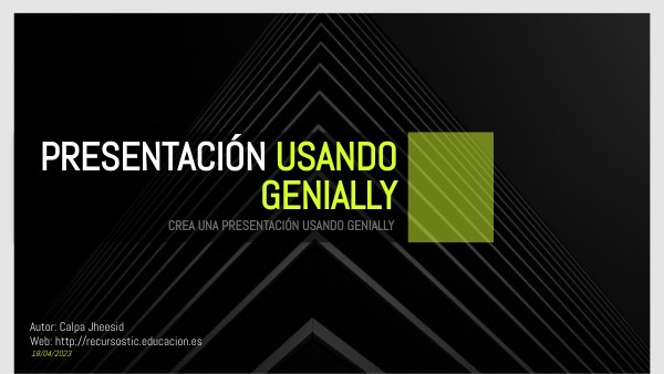 Presentación usando genial.ly