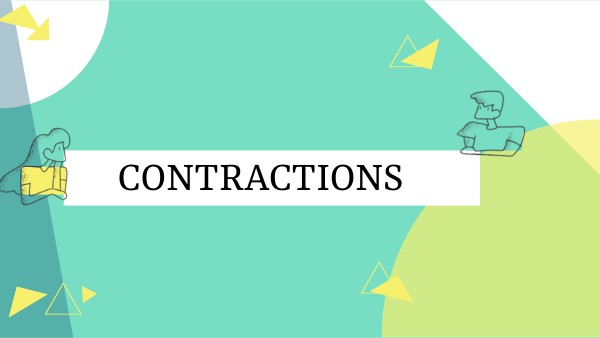Presentation about contractions | Genially