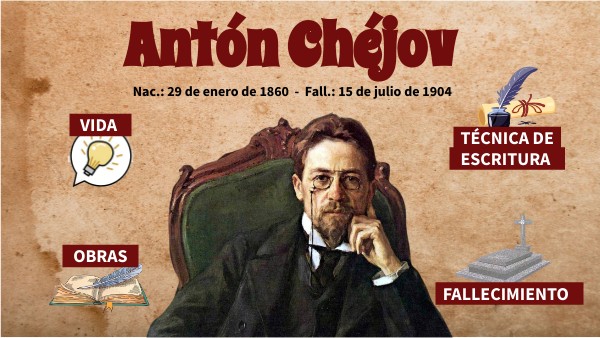 Biografía de Antón Chéjov
