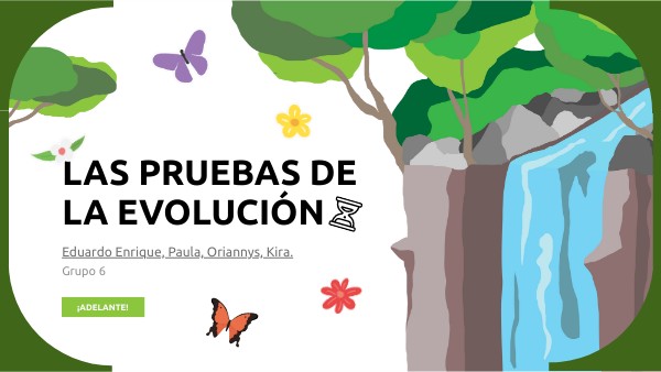 Las pruebas de la evolución