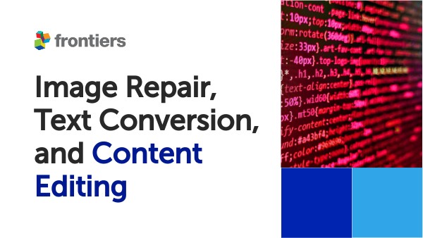 T&T Image Repair, Text Conversion