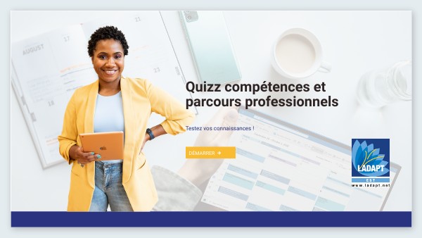 Quizz compétences et parcours professionnels | Genially