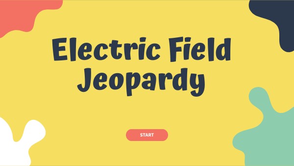 Electric Field Vocab | Genially