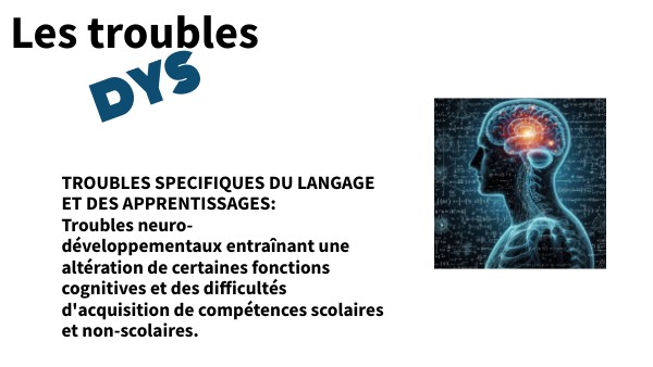 Les troubles DYS
