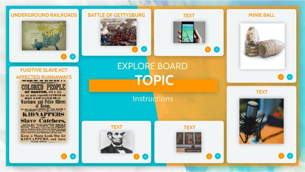 Explore Board Template | Genially