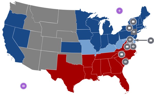Civil War map