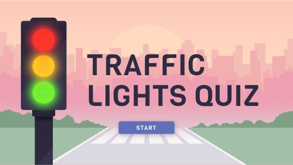 Traffic lights quiz | Genially