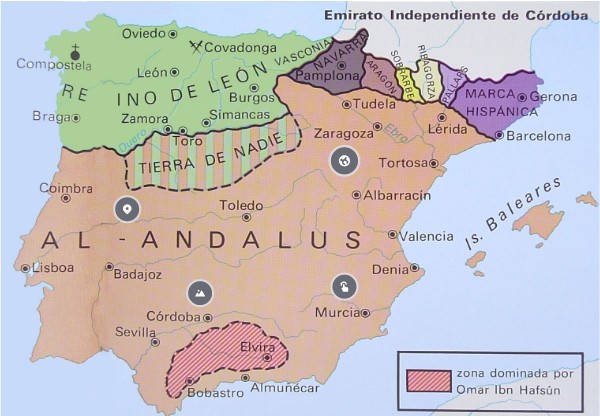 Mapa interactivo geografía en Al-Ándalus | Genially