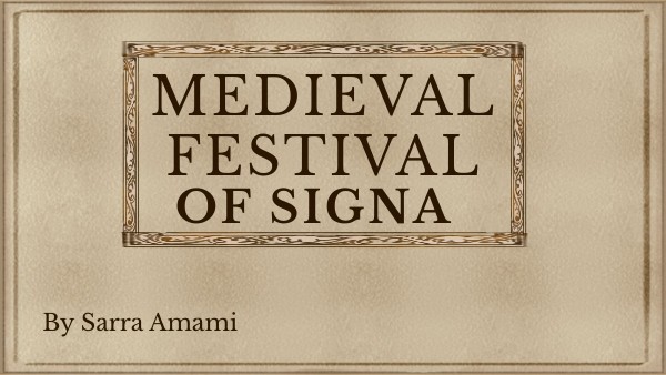 Medieval festival of Signa