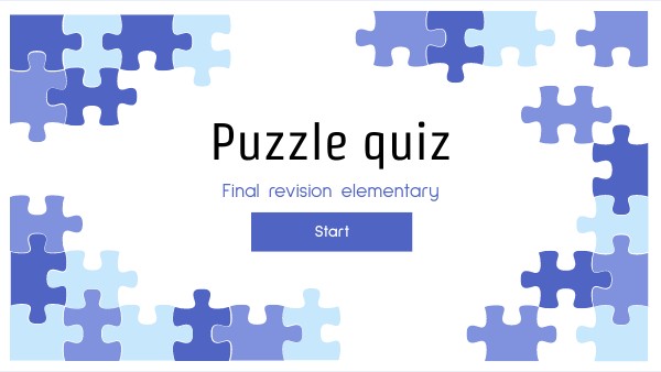 PUZZLE QUIZ | Genially