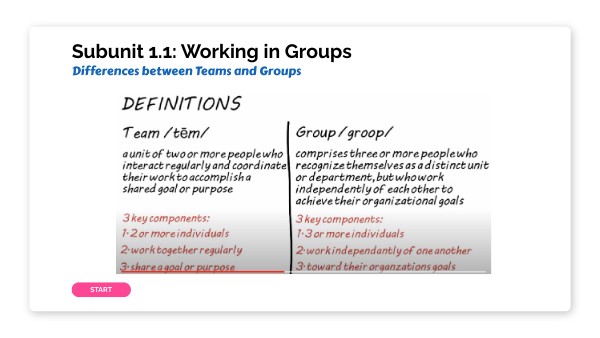 Working in Groups | Genially