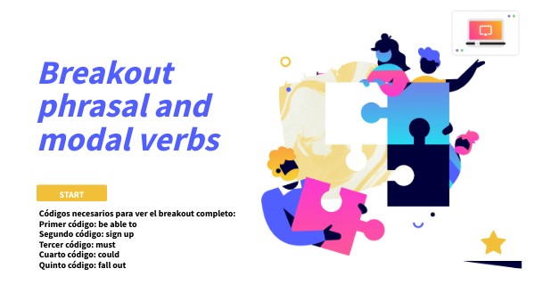 BREAKOUT PHRASAL AND MODAL VERBS | Genially