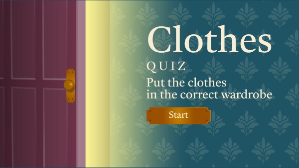 CLOTHES - Quiz - Doors 25 | Genially