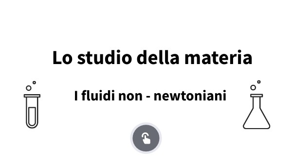 Fluidi non newtoniani