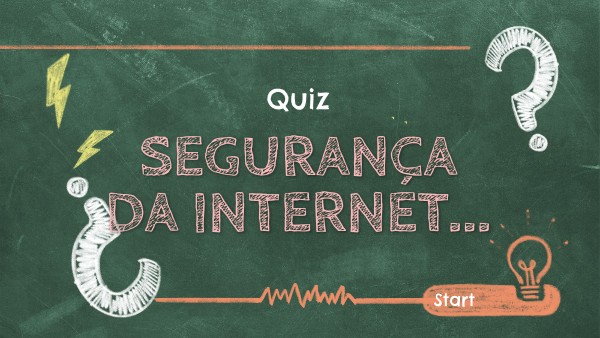 Animated chalkboard quiz