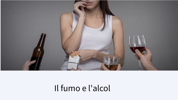 Fumo e alcol | Genially