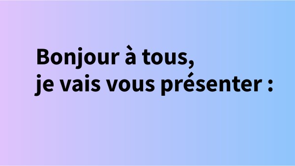 exposé Chloé | Genially