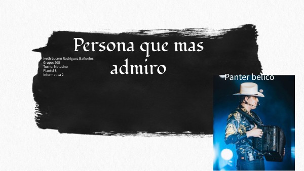 Persona que admiro