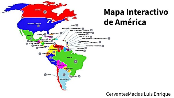 Mapa Interactivo de América | Genially