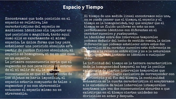 Espacio Y Tiempo | Genially