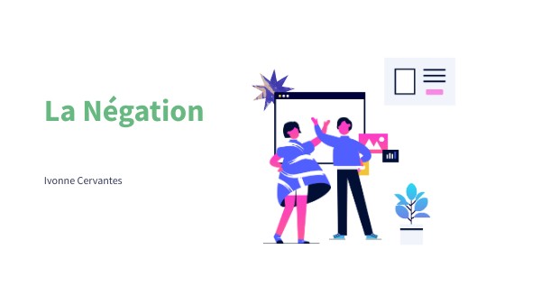 LA négation | Genially