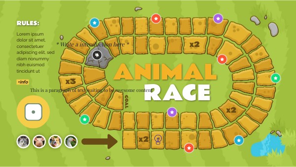ANIMAL RACE | Genially
