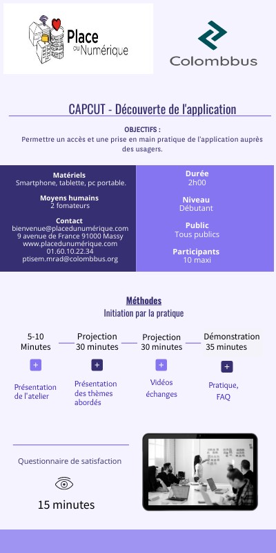 fiche action capcut | Genially