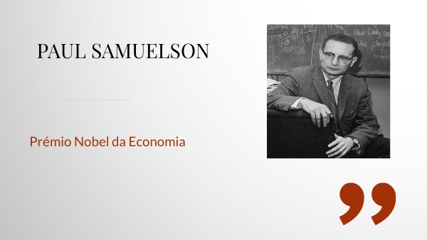 paul samuelson | Genially