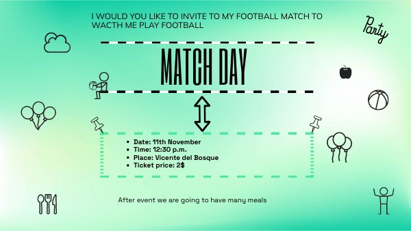 Match day