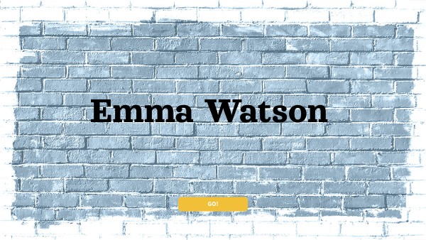 Emma Charlotte Duerre Watson | Genially