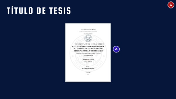Consideraciones para título de tesis | Genially