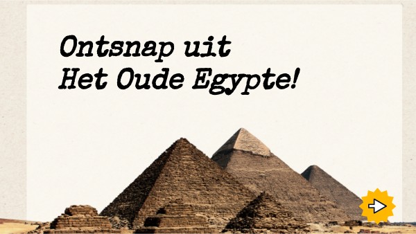 Ontsnap uit Het Oude Egypte | Genially
